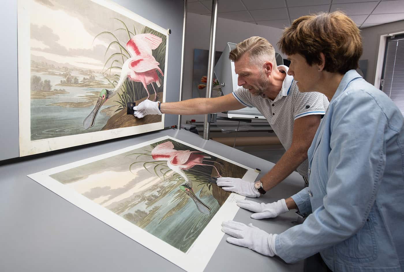 The process of creating a facsimile giclee print at Heritage Prints